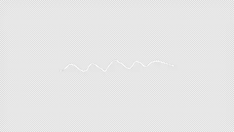 Curvy Line Sketch Style Alpha Animation | Stock Video | Pond5