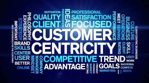 Customer Centricity animated word cloud,... | Stock Video | Pond5