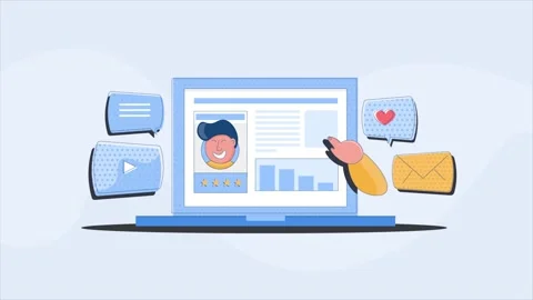Customer Data management, CRM animation | Stock Video | Pond5