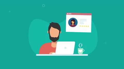 Customer profile analysis animation conc... | Stock Video | Pond5