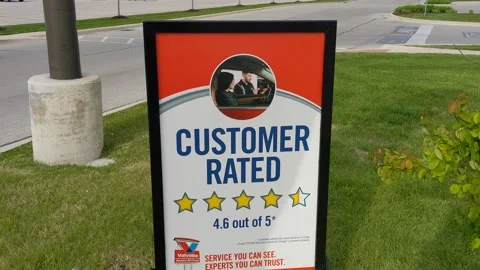 Customer Rated Signage | Stock Video | Pond5