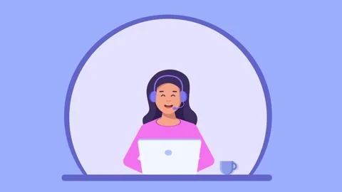 Call Center Animation Stock Footage ~ Royalty Free Stock Videos | Pond5