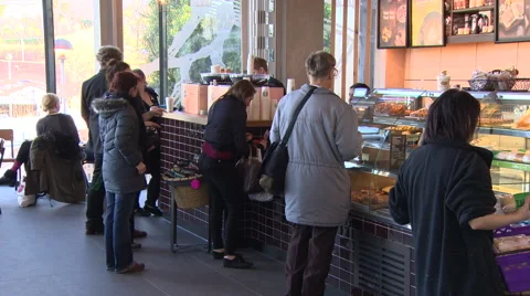 Queue Shop Stock Video Footage | Royalty Free Queue Shop Videos | Pond5