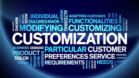 Customization animated word cloud,tag te... | Stock Video | Pond5