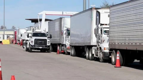 Customs inspection vehicle scanning heav... | Stock Video | Pond5