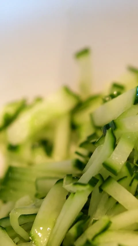 Small Cut Cucumbers Stock Videos – Royalty-Free HD & 4K Videos | Pond5
