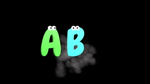 Cute and Colourful Animated ABC Letters ... | Stock Video | Pond5
