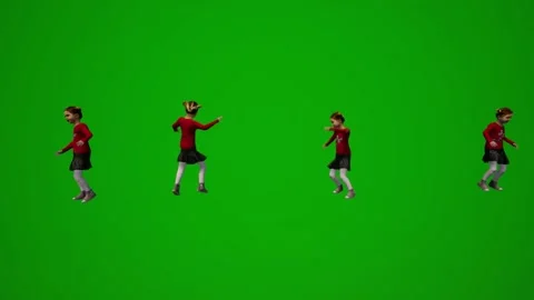 Girl Walking Green Screen Stock Videos – Royalty-Free HD & 4K Videos ...