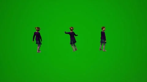Cute baby girl on green screen playing w... | Stock Video | Pond5