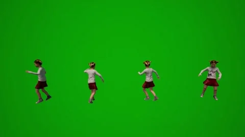 Cute baby girl on green screen playing w... | Stock Video | Pond5