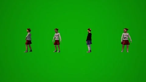 Cute baby girl on green screen playing w... | Stock Video | Pond5