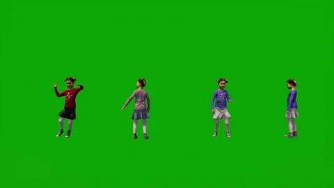 Girl Walking Green Screen Stock Videos – Royalty-Free HD & 4K Videos ...