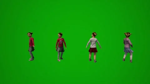 Cute baby girl on green screen playing w... | Stock Video | Pond5