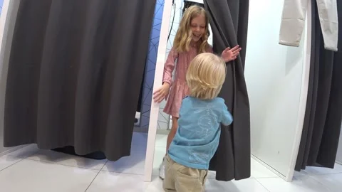 Boy Girl Fitting Stock Video Footage | Royalty Free Boy Girl Fitting ...