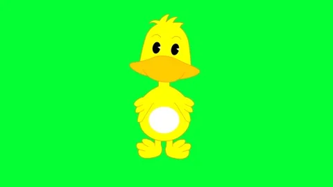 cute cartoon duck background and 2d anim... | Stock Video | Pond5