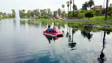 Cute Couple Enjoying A Boat Ride In The ... | Stock Video | Pond5