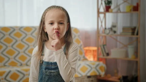 Cute Girl Shh Stock Video Footage | Royalty Free Cute Girl Shh Videos ...