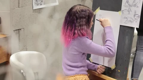 4 Girls Fingerpaint Stock Videos – Royalty-Free HD & 4K Videos