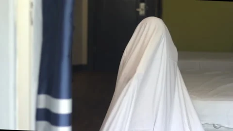 cute kid child boy wrapped in white blan... | Stock Video | Pond5
