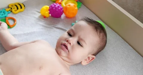 cute little baby boy infant newborn todd... | Stock Video | Pond5