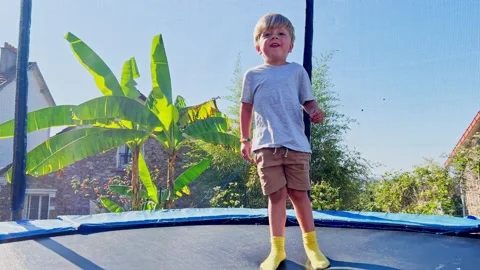 Boy Trampoline Jump Stock Videos – Royalty-Free HD & 4K Videos