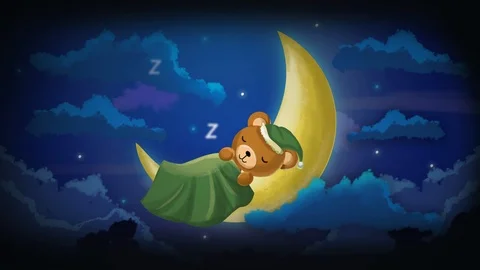 Cartoon Sleeping Bear Stock Videos – Royalty-Free HD & 4K Videos | Pond5