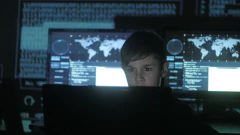 Child Programmer Stock Video Footage | Royalty Free Child Programmer ...