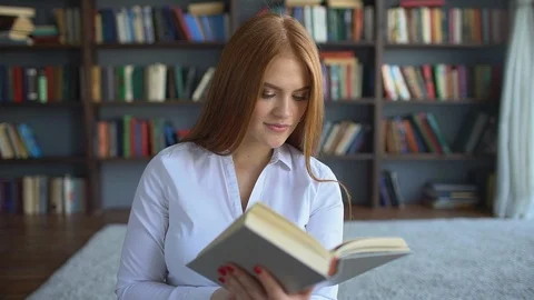 Cute teen girl study close up. Smart 20s... | Stock Video | Pond5