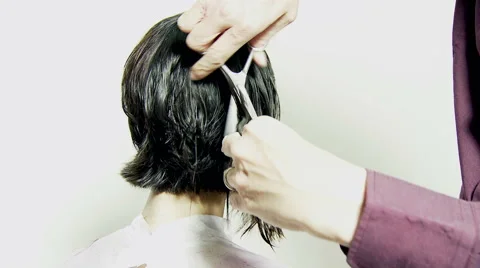 Hair Cutting Back Stock Videos – Royalty-Free HD & 4K Videos