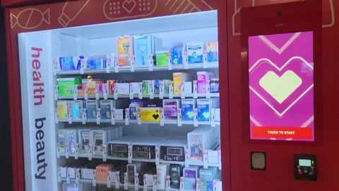 CVS Pharmacist Vending Machine | Stock Video | Pond5