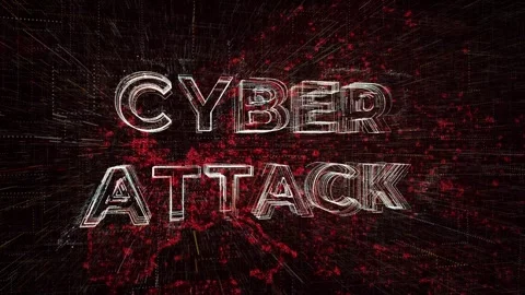 Cyber attack animation in front of Europ... | Stock Video | Pond5