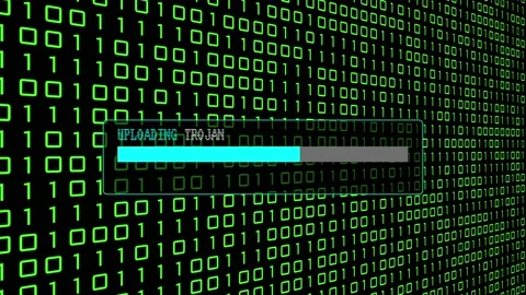 Cyber Attack Hacker Abstract Green Binar... | Stock Video | Pond5