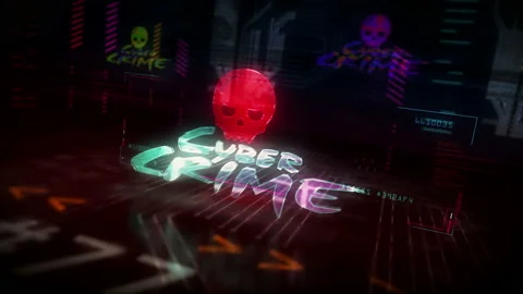 Cyber crime futuristic animation cyberpu... | Stock Video | Pond5