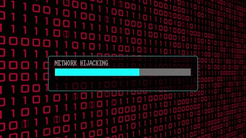 Cyber Crime Red Binary Code Hacker Compu... | Stock Video | Pond5