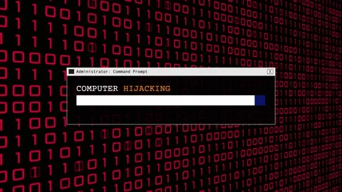 Cyber Crime Red Binary Code Hacker Compu... | Stock Video | Pond5