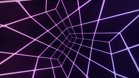 Cyber Cube grid graphic template animati... | Stock Video | Pond5
