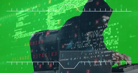 Computer Hacker Green Screen Stock Video Footage | Royalty Free Computer Hacker Green Screen ...