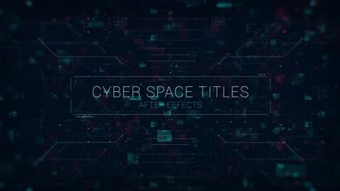 After Effects Template: Cyber Space Titles #245372704