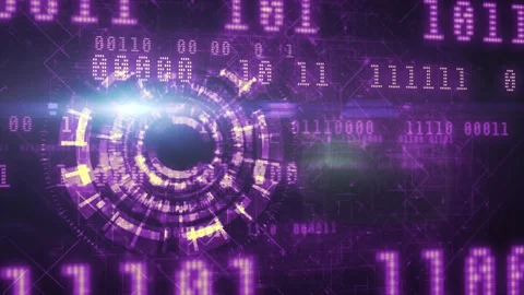 Cyber surveillance animated 3D digital e... | Stock Video | Pond5