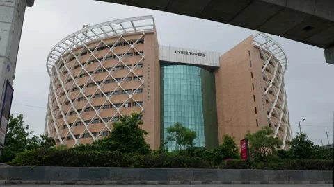 cyber towers building in hyderabad, tela... | Stock Video | Pond5
