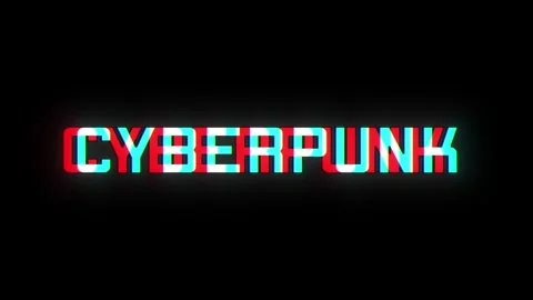 Cyberpunk glitch effect, cyberpunk glitc... | Stock Video | Pond5