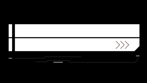 Cyberpunk lower thrids. PNG Alpha. HUD U... | Stock Video | Pond5