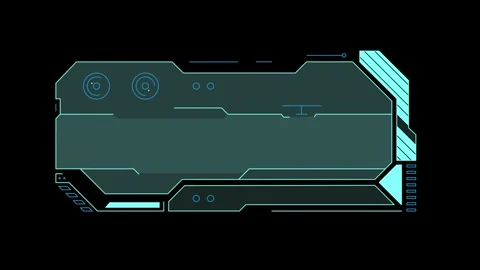 Cyberpunk lower thrids. PNG Alpha. HUD U... | Stock Video | Pond5