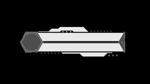 Cyberpunk lower thrids. PNG Alpha. HUD U... | Stock Video | Pond5
