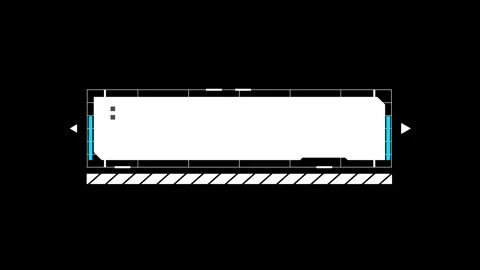 Cyberpunk lower thrids. PNG Alpha. HUD U... | Stock Video | Pond5