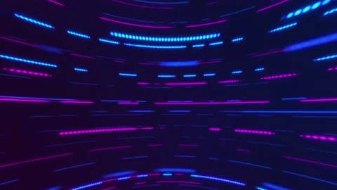 Cyberpunk Pink and Blue Neon Lines Backg... | Stock Video | Pond5