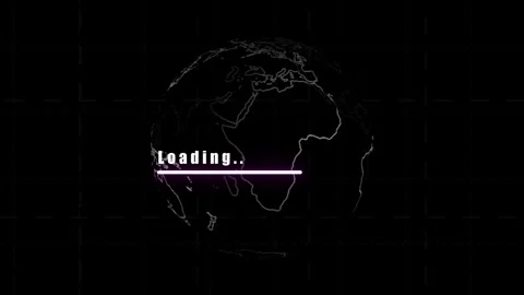 Cybersecurity Breach Animation: Loading ... | Stock Video | Pond5