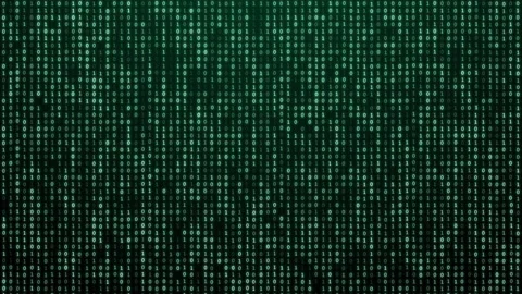 cyberspace with binary code, matrix back... | Stock Video | Pond5