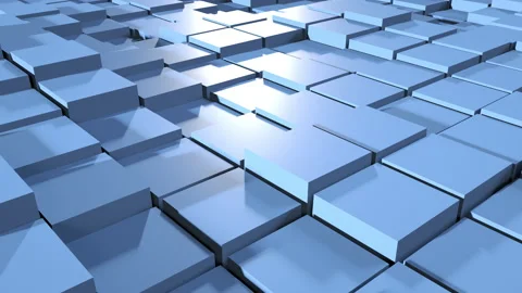 Cyclically moving surface. 3d animation ... | Stock Video | Pond5