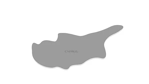 Cyprus animated map with alpha channel. | Stock Video | Pond5